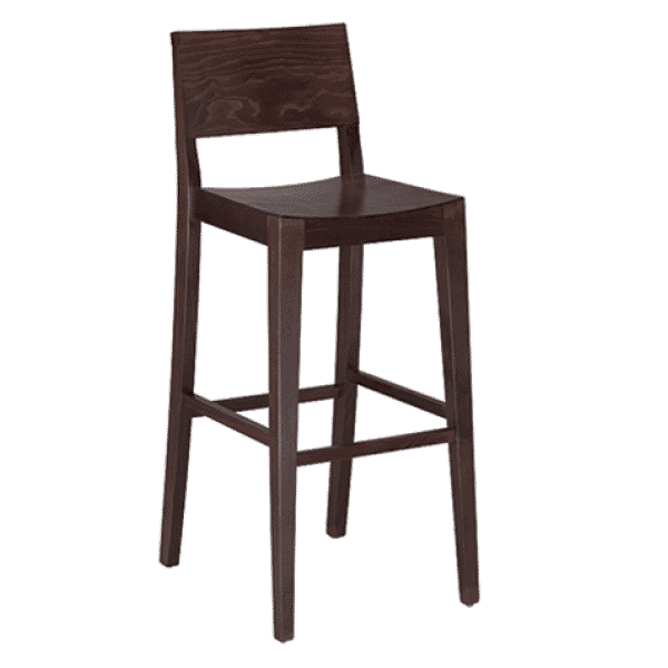 Solid Wood Madison Commercial Chair in Walnut