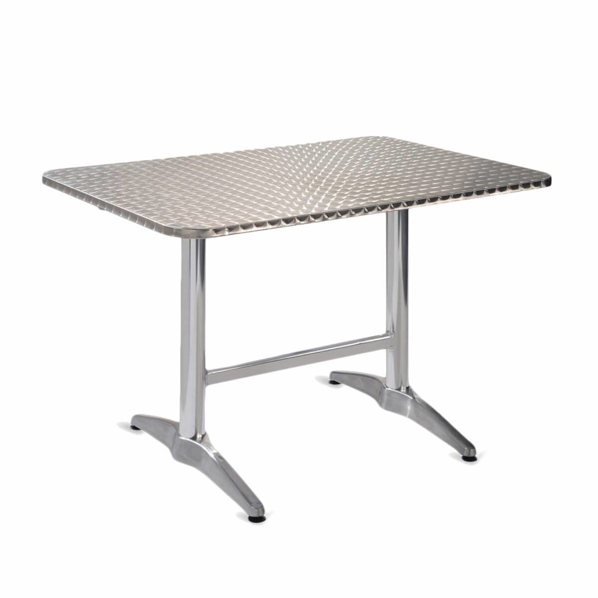 Pedestal-Style Square Commercial Aluminum Table